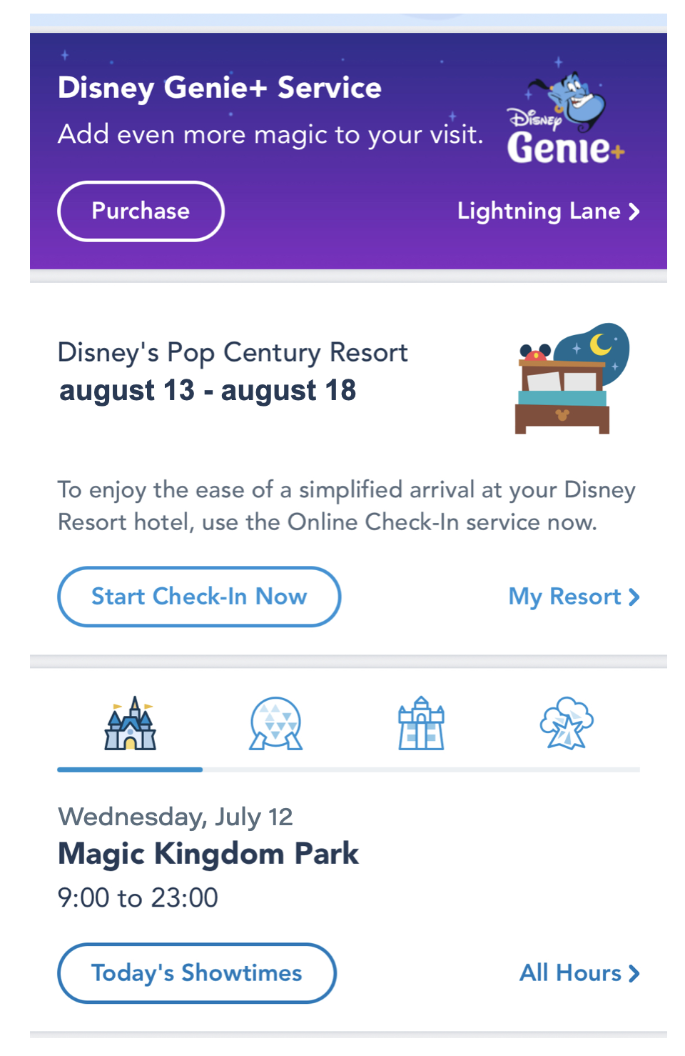 Para qué sirve la app de Disney World - Practical Travels
